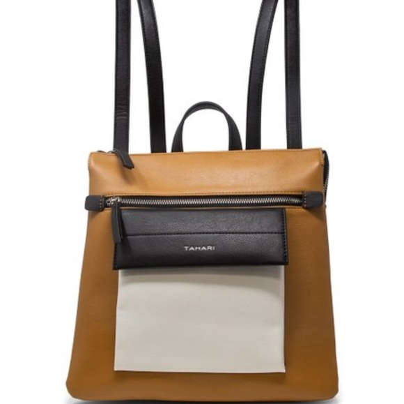 Tahari | Bags | Tahari Colorblock Backpack | Poshmark